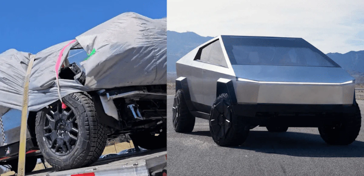 Cyber Smash: Crash-tested Cybertrucks spotted in the States | EV Repair